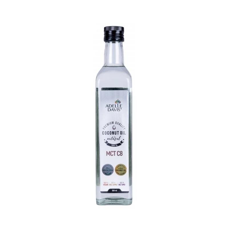 Adelle Davis MCT olej C8, 500 ml | Vegmart.sk
